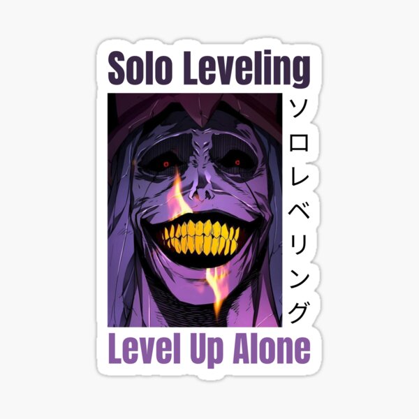 "Leveling Solo" Sticker for Sale by PrintMagicGallery ⭐⭐⭐⭐⭐ | Redbubble