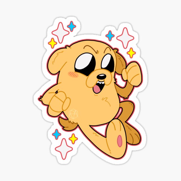 "Jake The Dog" Sticker for Sale by RowanAnimus | Redbubble