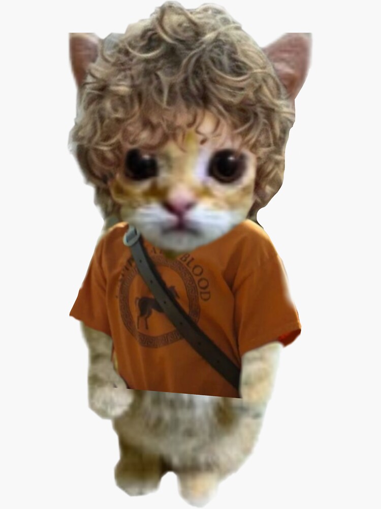 "Percy Jackson kitty" Sticker for Sale by xbinx | Redbubble