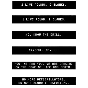 "Buckshot Roulette, Dealer MESSAGES Sticker Sheet" Sticker for Sale by ...