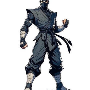 "Shinobi Ninja Fighter Character for Fantasy Fighting Game" Poster for ...