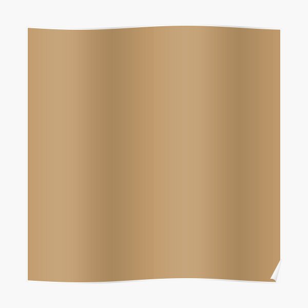 "Cheapest Solid Camel Brown Color" Poster for Sale by cheapest | Redbubble