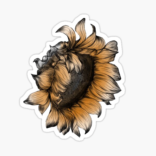 "Sunflowers " Sticker for Sale by Jeyran Piraliyeva | Redbubble