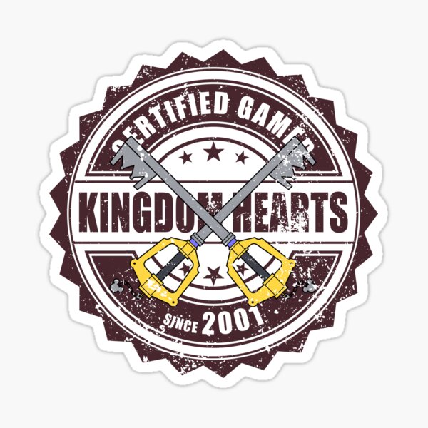"Gamer logo - Kingdom Hearts " Sticker for Sale by Yadokari-Maku | Redbubble