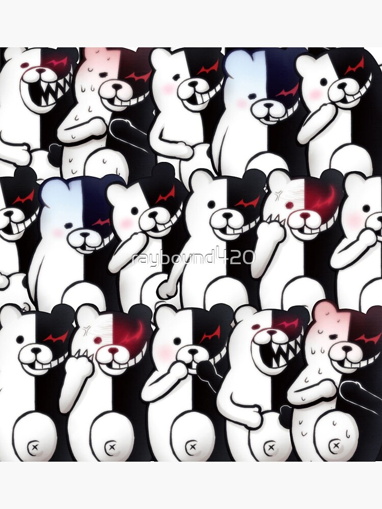 "Monokuma" Poster for Sale by raybound420 | Redbubble