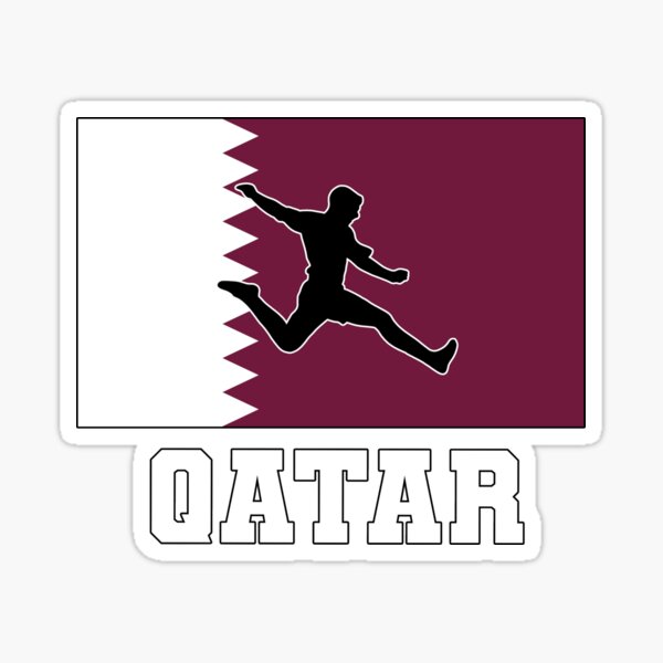 "Qatar Soccer Football | Qatar National Team" Sticker for Sale by ⭐ ...