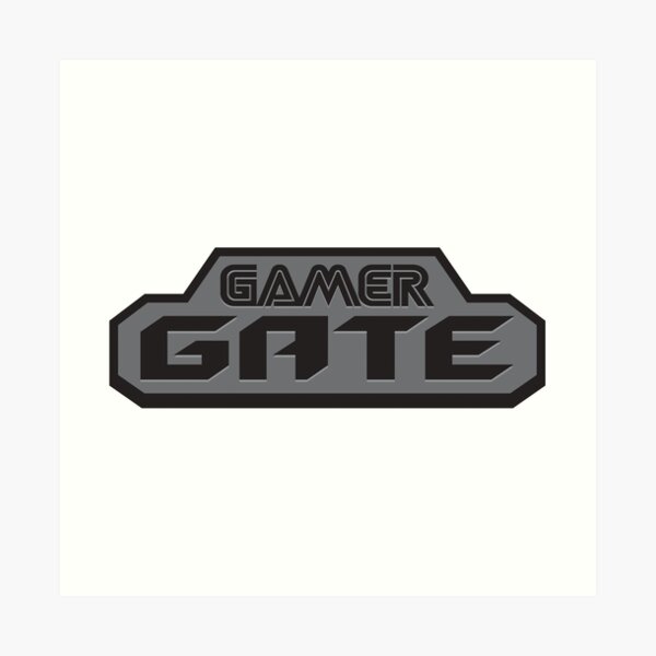 "#GamerGate Video Game Logo" Art Print by unluckydevil | Redbubble