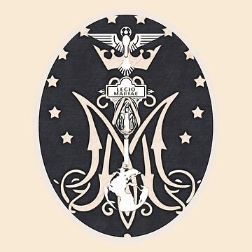 "Legion of Mary Marijina Legija Legio Mariae" Pin for Sale by ADMG | Redbubble