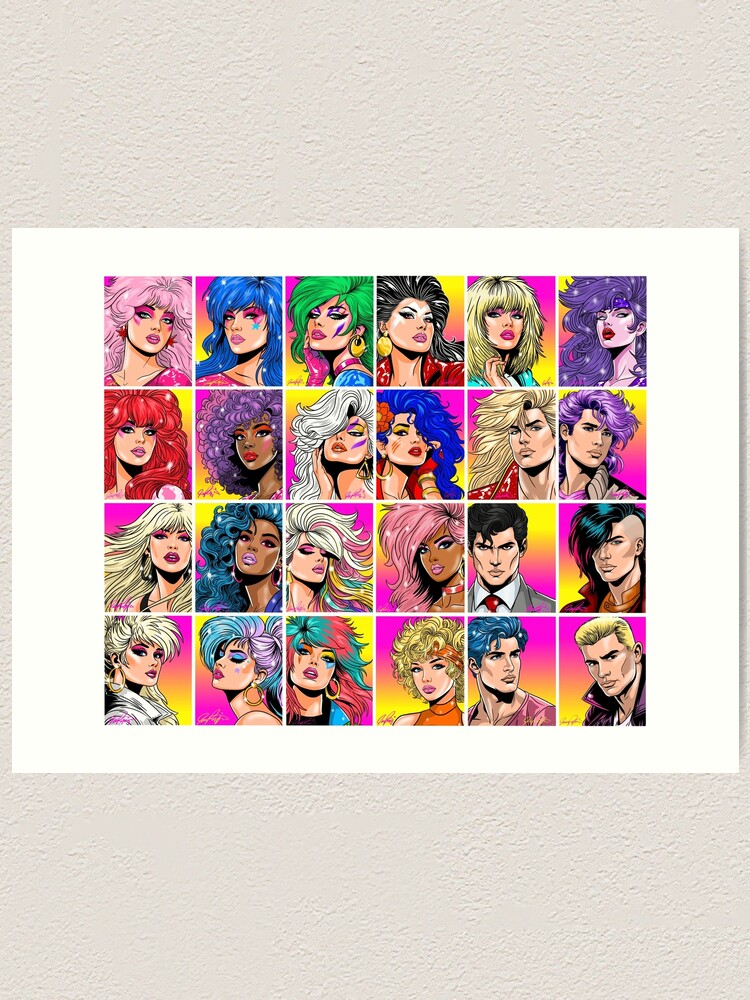"Jem and the Holograms - Characters" Art Print for Sale by Jstar1982 ...