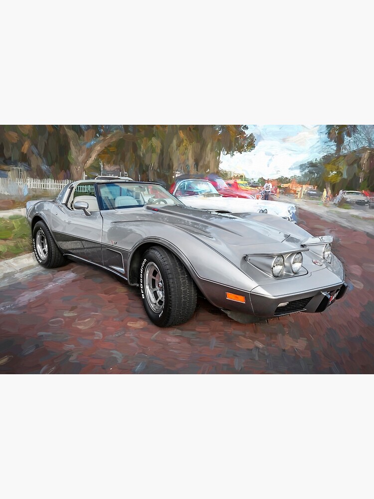 "1978 Silver 25th Anniversary Corvette C3 X110" Poster for Sale by ...