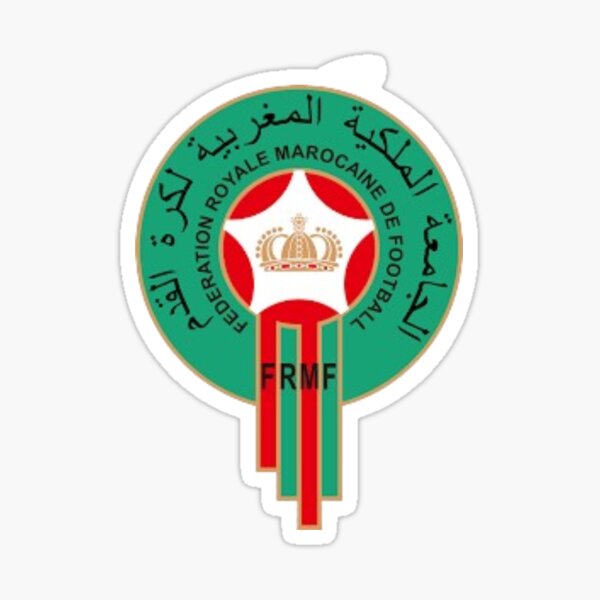 "Morocco football logo" Sticker by Silogo | Redbubble