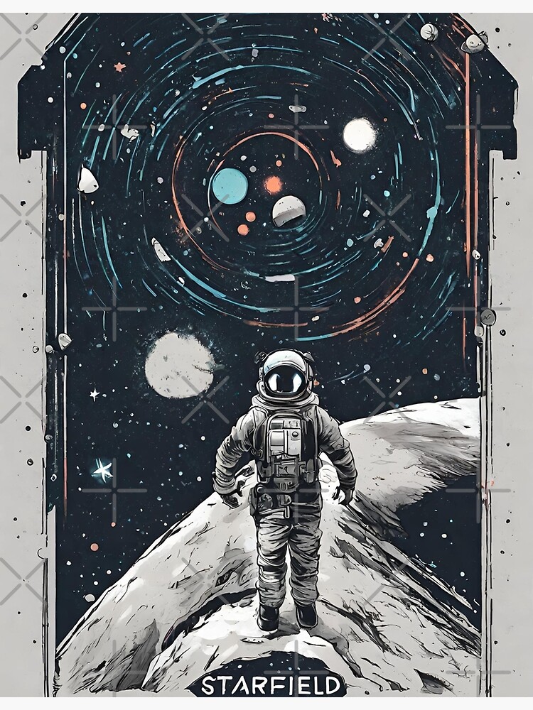 "Starfield!" Poster for Sale by jojofonzo | Redbubble