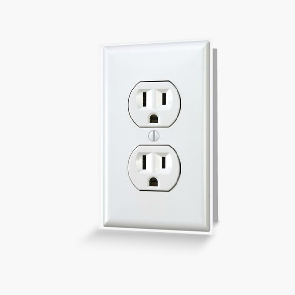 "Plug Design [Great Sticker Prank!]" Greeting Card for Sale by ...