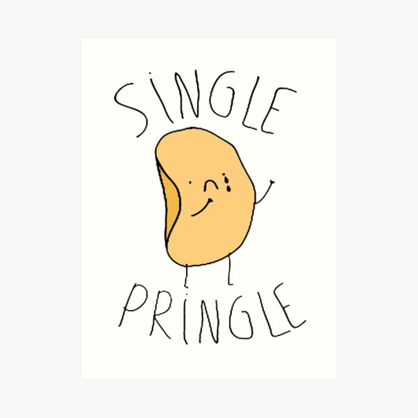"Single Pringle " Art Print for Sale by scarammanga | Redbubble