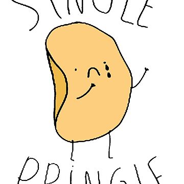 "Single Pringle " Art Print for Sale by scarammanga | Redbubble
