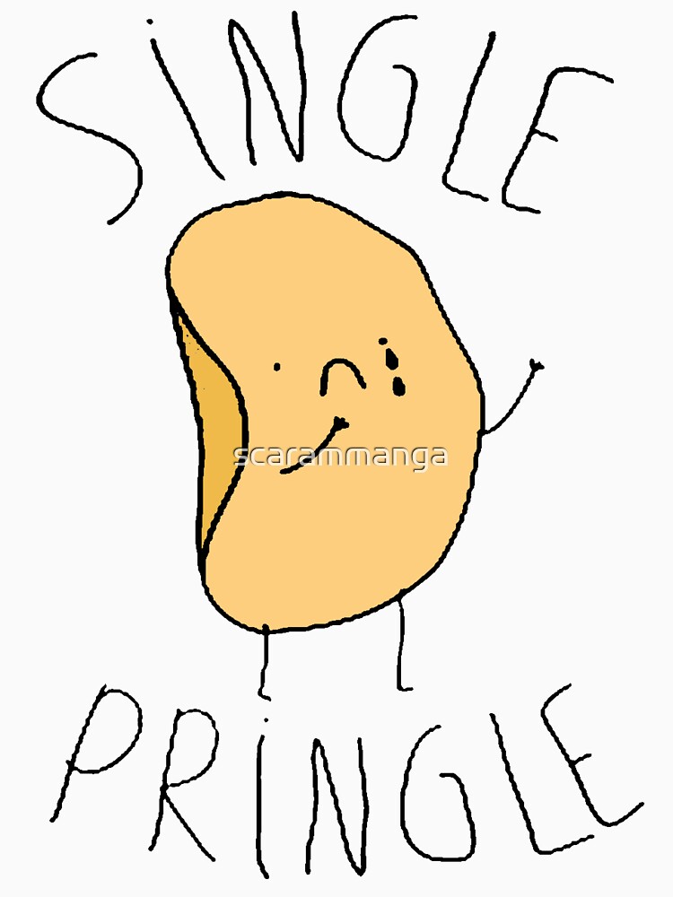 "Single Pringle " T-shirt by scarammanga | Redbubble | single pringle t ...