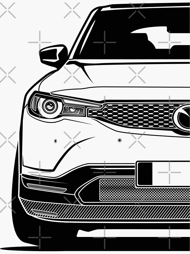 "MX30 MX-30 2024" Sticker for Sale by MeiArtCircle | Redbubble