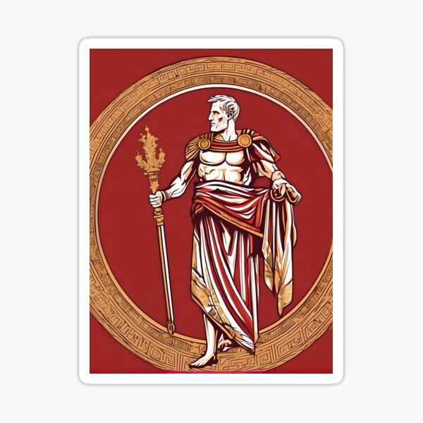 "Julius Caesar digital art" Sticker for Sale by lionsharma108 | Redbubble