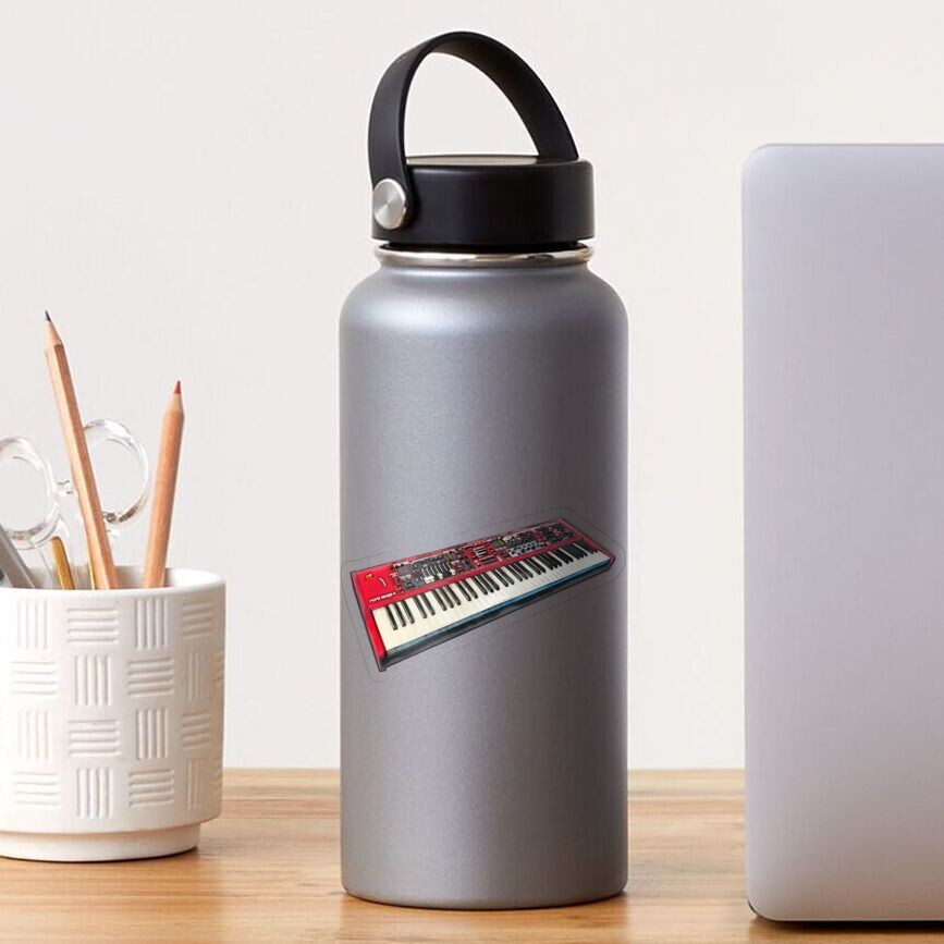 "NS4 Red Swedish Keyboard Sticker" Sticker for Sale by Musosmerch ...