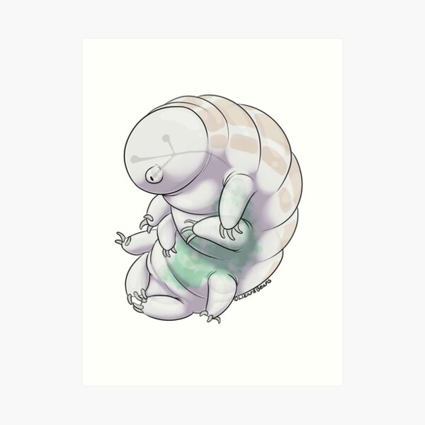 "Tardigrade" Art Print for Sale by LizardBeans | Redbubble