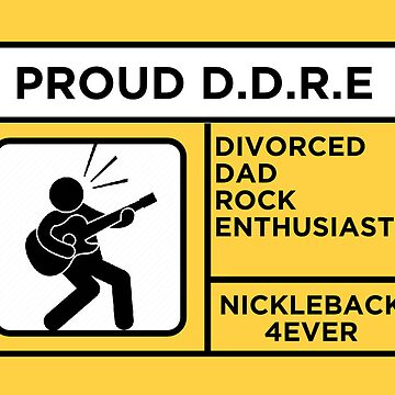 "Divorced Dad Rock" Sticker for Sale by loulou8819 | Redbubble