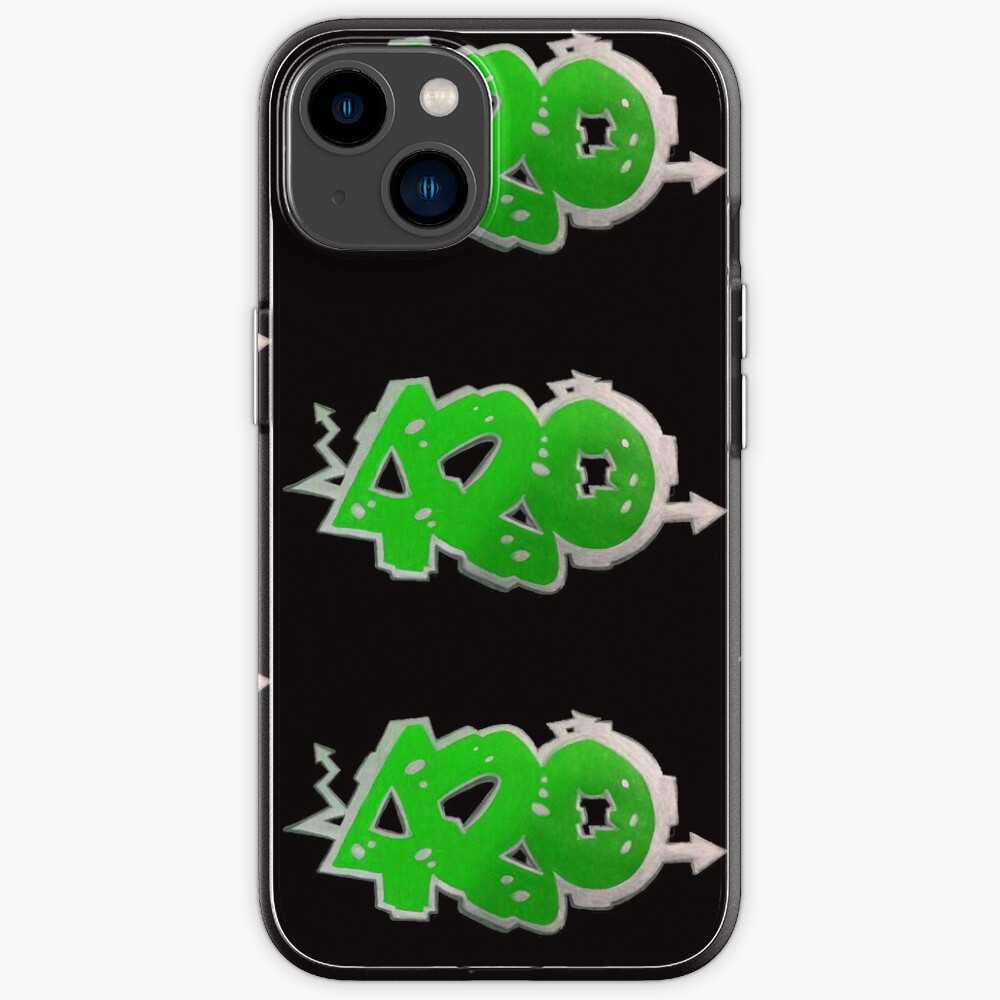 "Custom 420 Graffiti Graphic by CABVASQUEZ" iPhone Case for Sale by ...