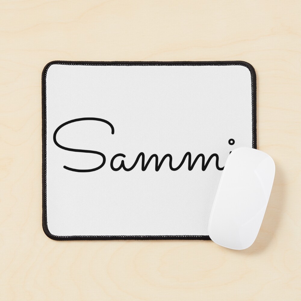 "Writing Sammi Name Label" Sticker for Sale by NormadWorld | Redbubble