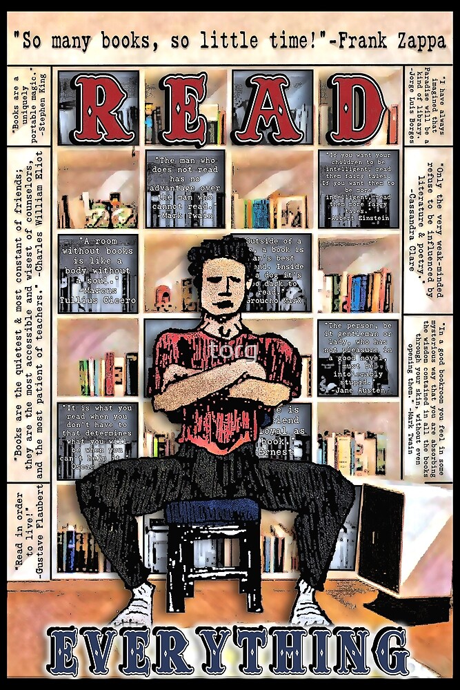 "Read Everything" by torg | Redbubble
