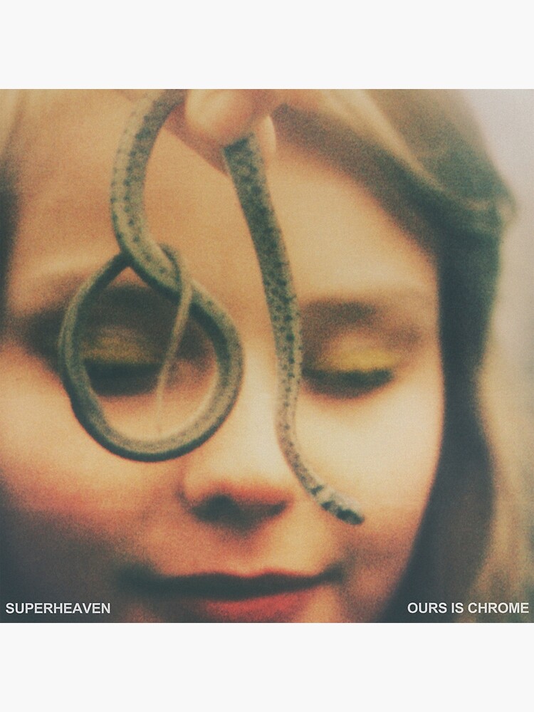 "Superheaven - Ours Is Chrome Album Cover" Sticker for Sale by woodenorigami | Redbubble