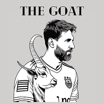 "The GOAT Messi Futbol Soccer Artwork " Sticker for Sale by The-GOAT ...