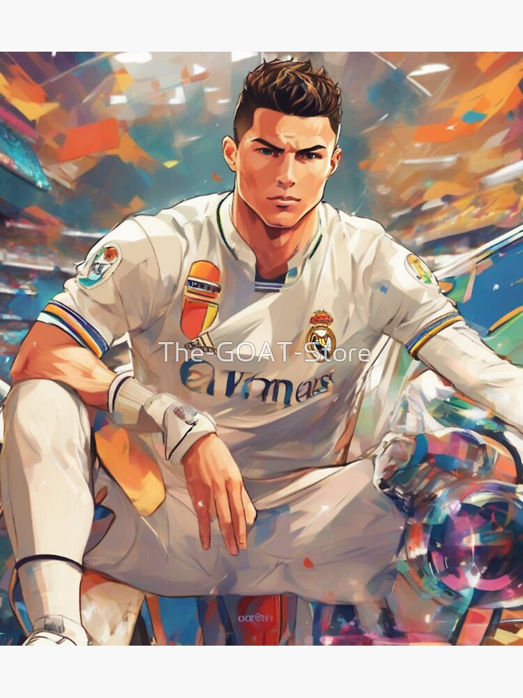 "Cristiano Ronaldo CR7 Anime Artwork Gift" Sticker for Sale by The-GOAT ...