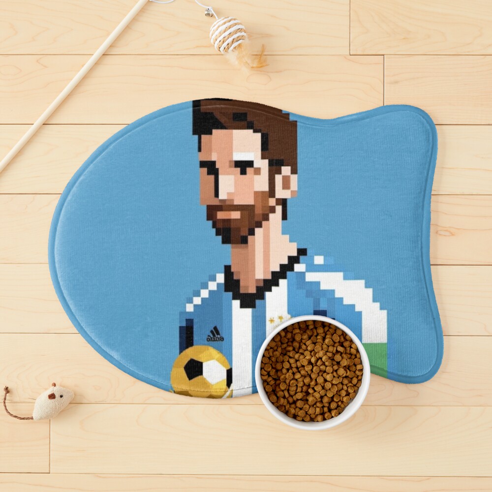 "Messi Pixel World Cup Argentina Art Gift" Sticker for Sale by The-GOAT ...