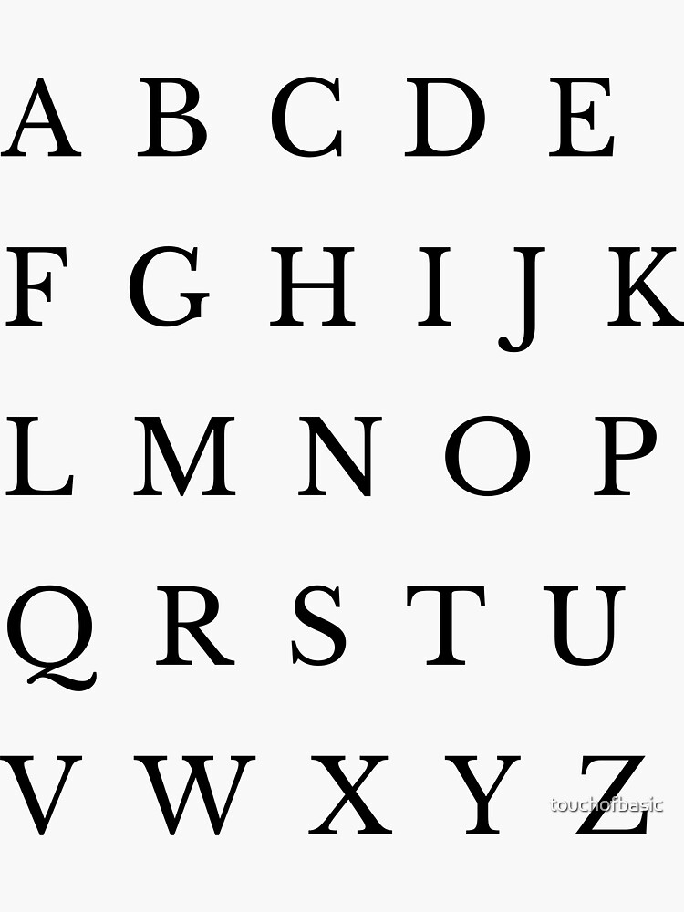 Big Designed Letters