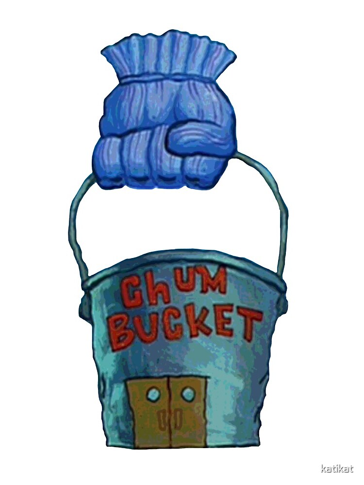 "Chum Bucket" Drawstring Bag for Sale by katikat | Redbubble