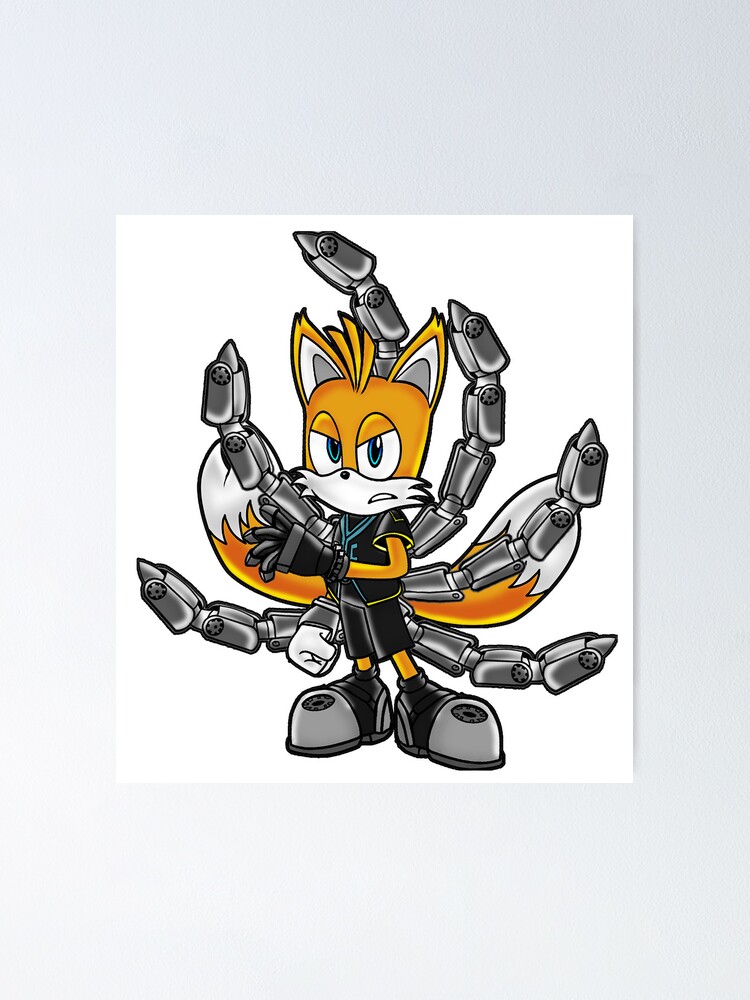 "Tails Nine - Sonic Prime" Poster for Sale by Shuji-tsushima3 | Redbubble
