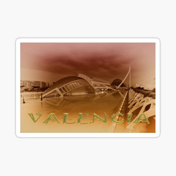 "Valencia Science City" Sticker for Sale by hawkie | Redbubble