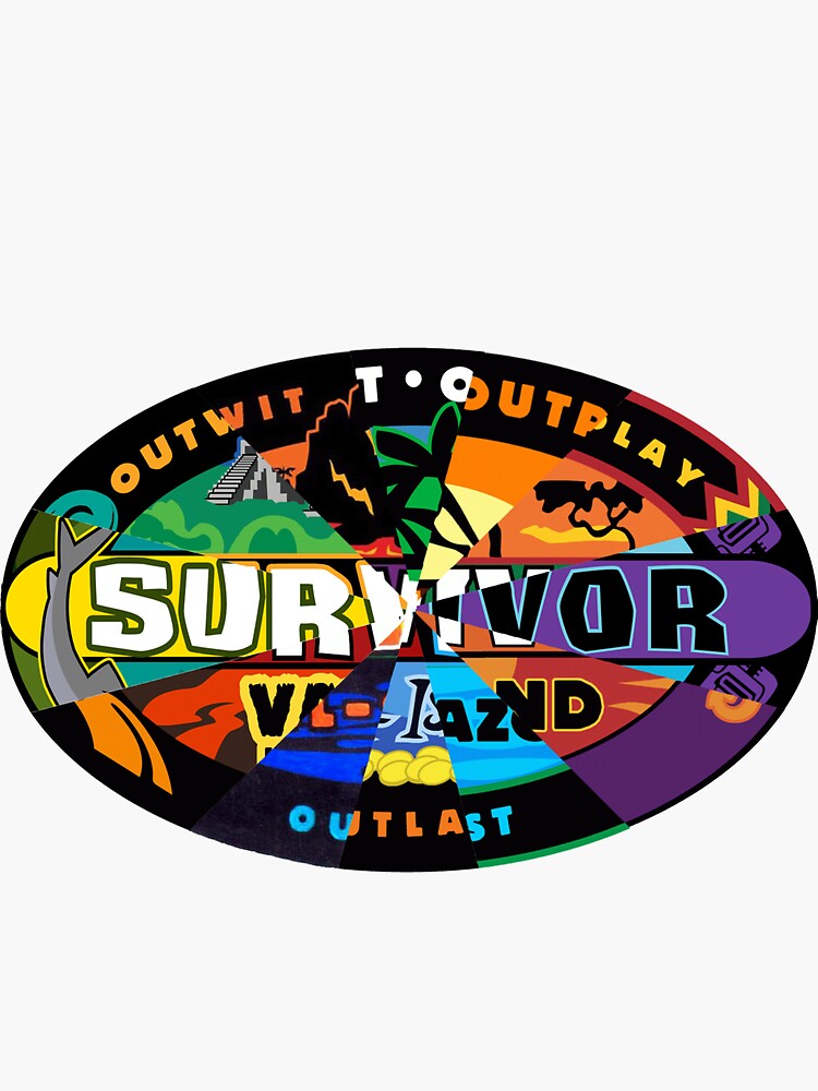 Pegatina «Logotipos de supervivientes fusionados» de survivorcam ...