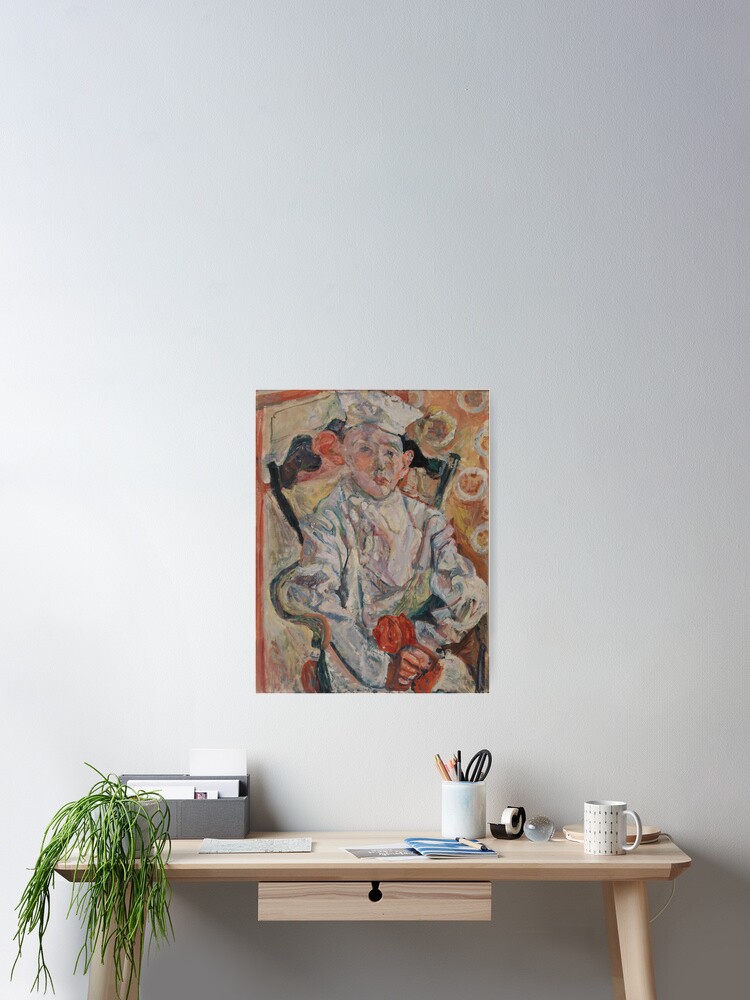 "The Pastry Chef (Baker Boy) by Chaim Soutine" Poster for Sale by ...