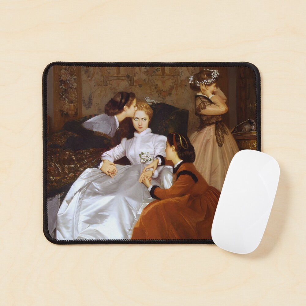 "The Hesitant Fiancee, The Reluctant Bride, Auguste Toulmouche" Poster ...