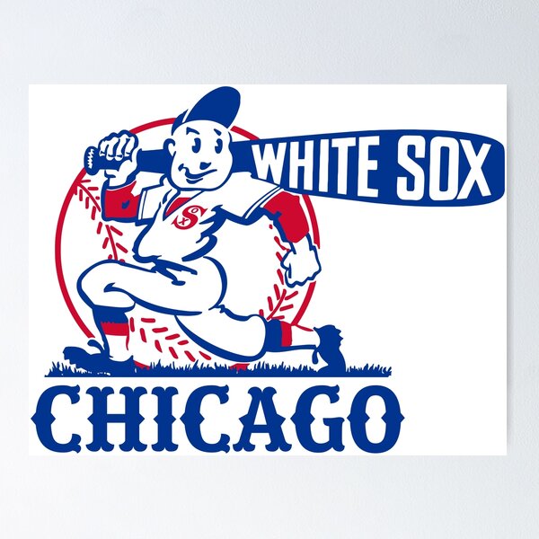 "Vintage White Sox Logo" Poster for Sale by ThomasKadmon | Redbubble