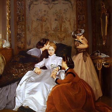 "The Hesitant Fiancee, The Reluctant Bride, Auguste Toulmouche" Poster ...