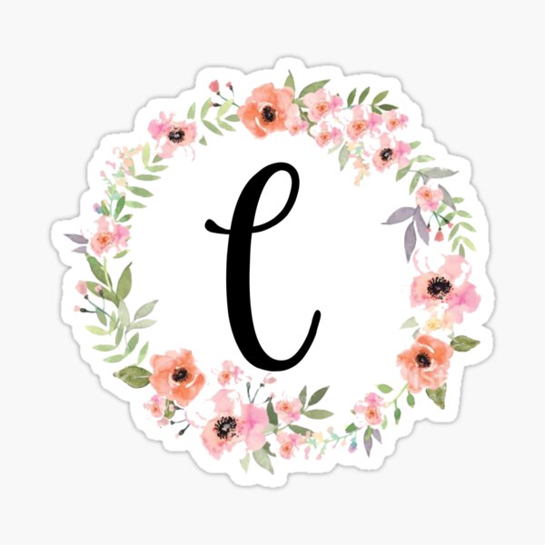 "letter C" Sticker by nastypastys | Redbubble