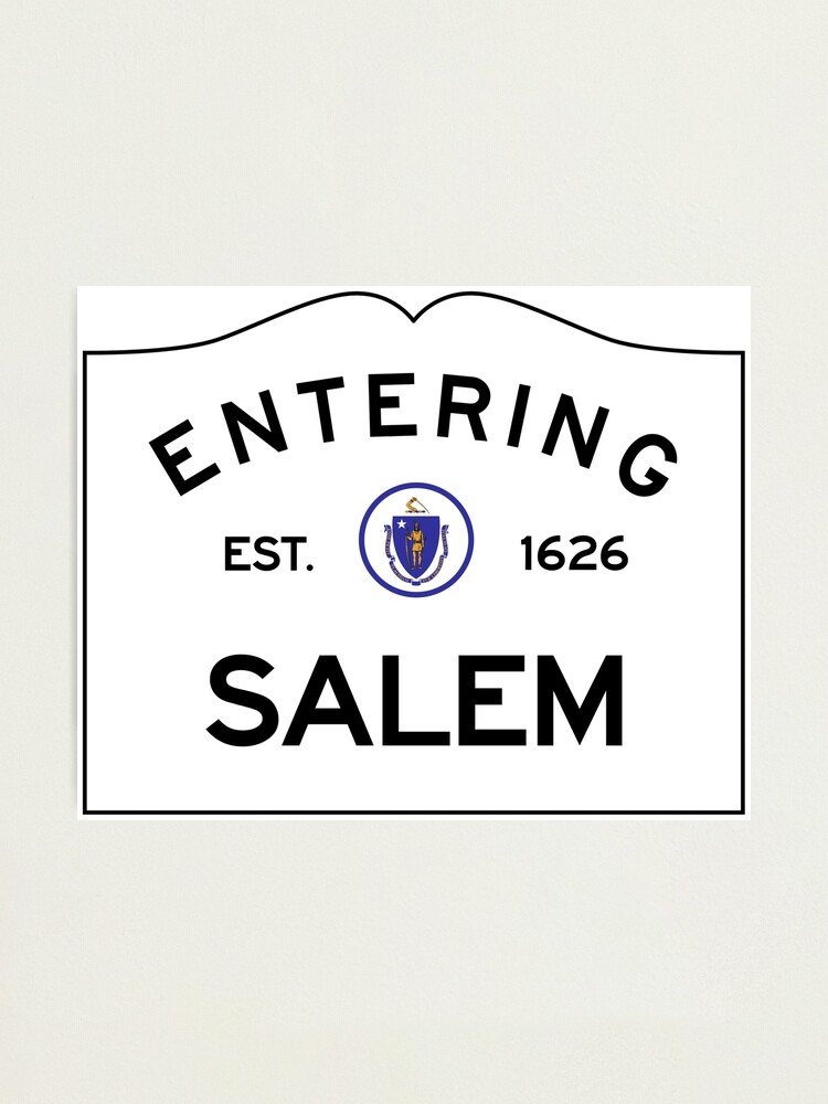 "Entering Salem Massachusetts - Commonwealth of Massachusetts Road Sign ...