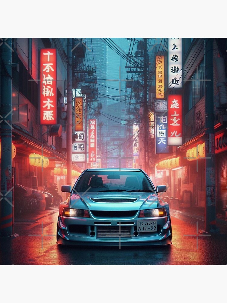 "Mitsubishi Lancer Evo IX 90s Style" Sticker for Sale by RCStoreUy ...