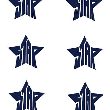 "Blue star sticker pack" Sticker for Sale by ArtByZazu | Redbubble