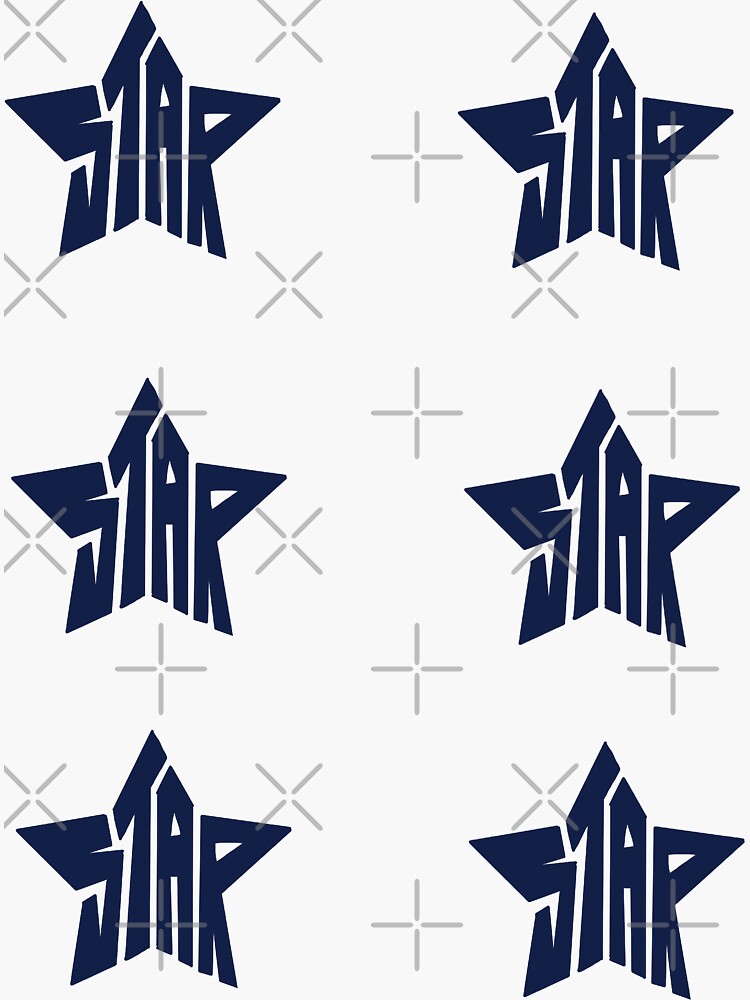 "Blue star sticker pack" Sticker for Sale by ArtByZazu | Redbubble