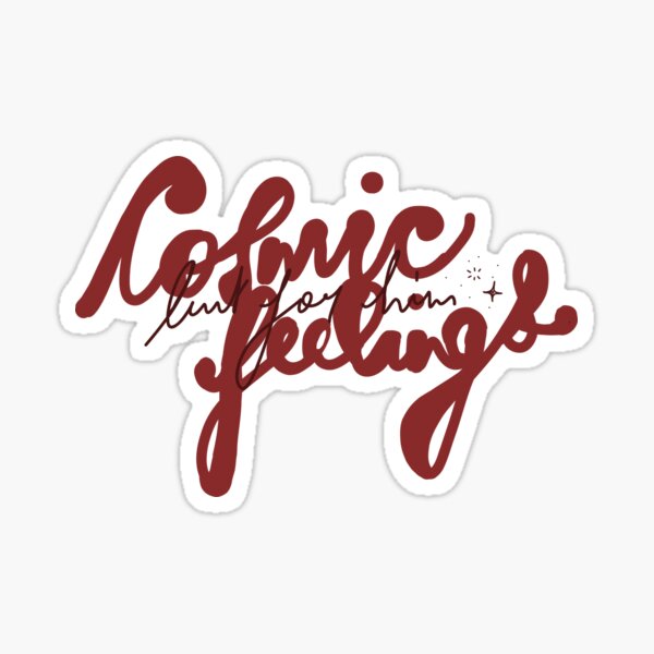 "cosmic feelings " Sticker for Sale by zuhakhan | Redbubble