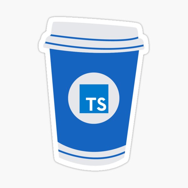 "Typescript Coffee Cup" Sticker for Sale by debugDilemma | Redbubble