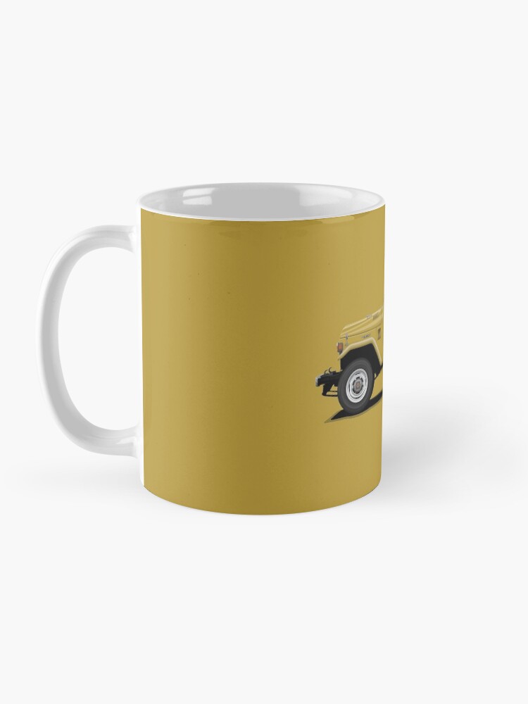 "Land Cruiser FJ40 HardTop Mustard Yellow" Coffee Mug for Sale by ...