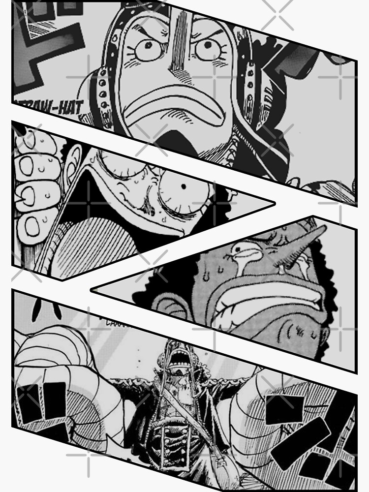 "God Usopp Sniper King Manga Panel Design" Sticker for Sale by ...